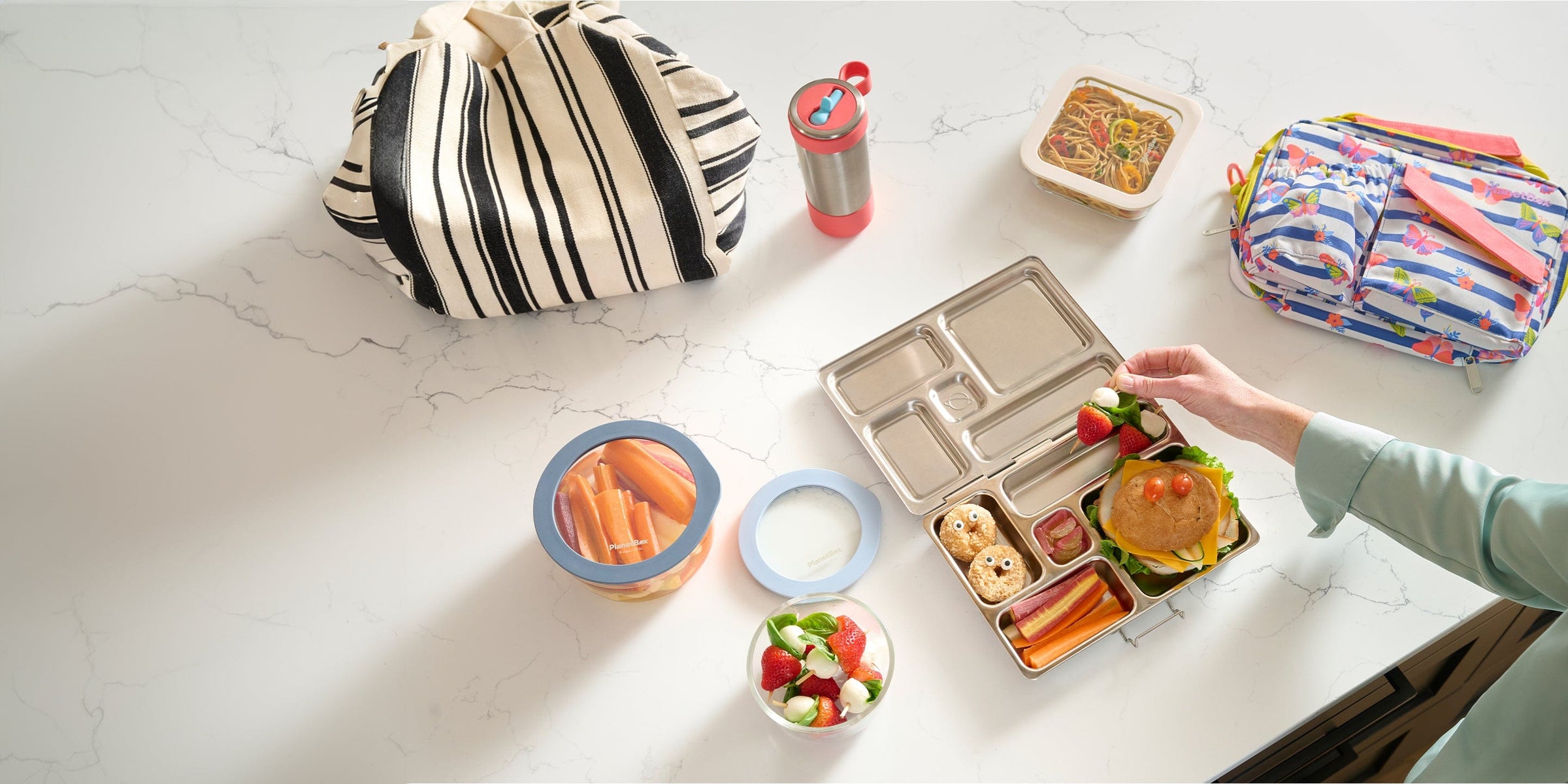 PlanetBox - the Eco-Friendly, Stainless Steel Lunchbox