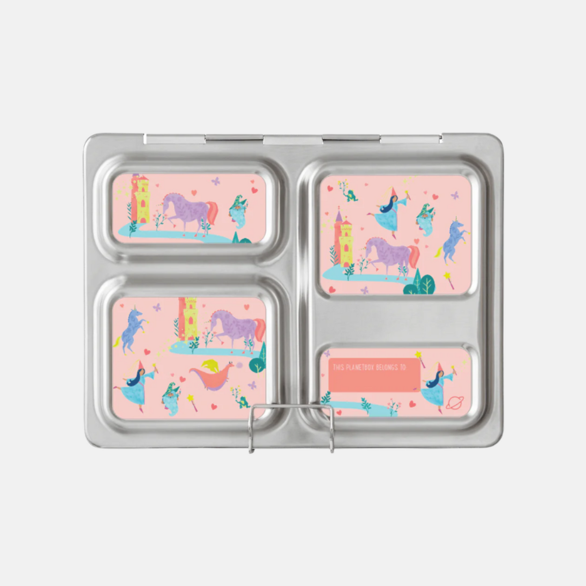 PlanetBox magnets decorate your metal lunchbox