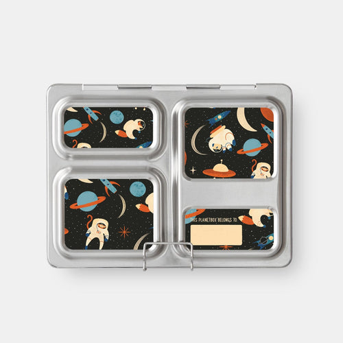 PlanetBox magnets decorate your metal lunchbox