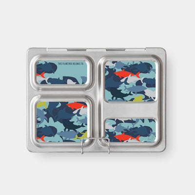 PlanetBox magnets decorate your metal lunchbox