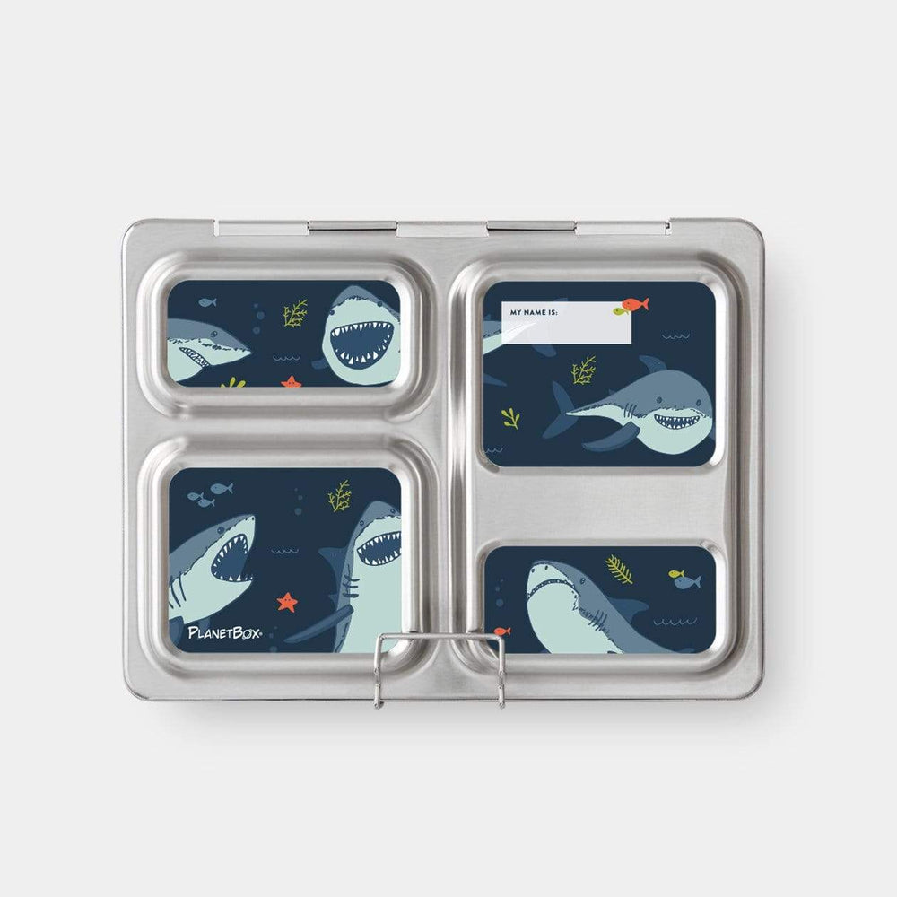 PlanetBox magnets decorate your metal lunchbox